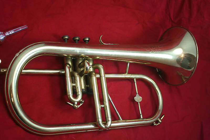 Holton Courtois F-600 Flugelhorn 1960 Lacquered Brass | Reverb