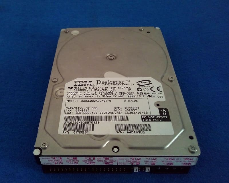 Hard Disk IBM 82,3 Gb | Reverb