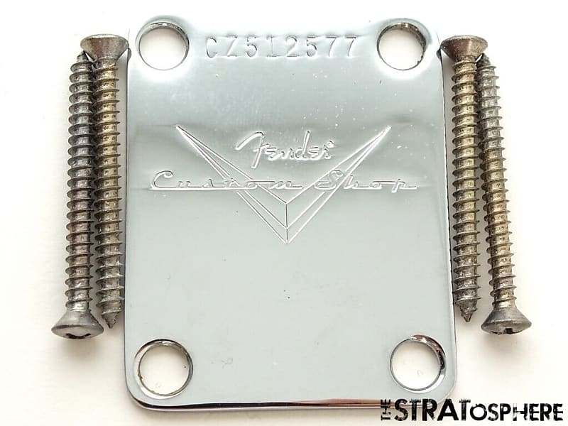 1999 USA Fender Custom Shop Classic Strat NECK PLATE Custom | Reverb