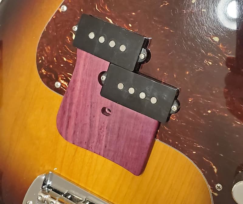 BONK P-Bloc: P Bass Thumb Rest/Ramp Purpleheart | Reverb