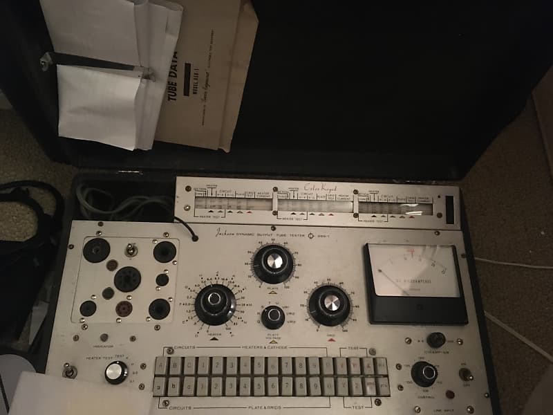 Rare Jackson 658 Tube Tester - Dynamic Output / Match Tubes! | Reverb