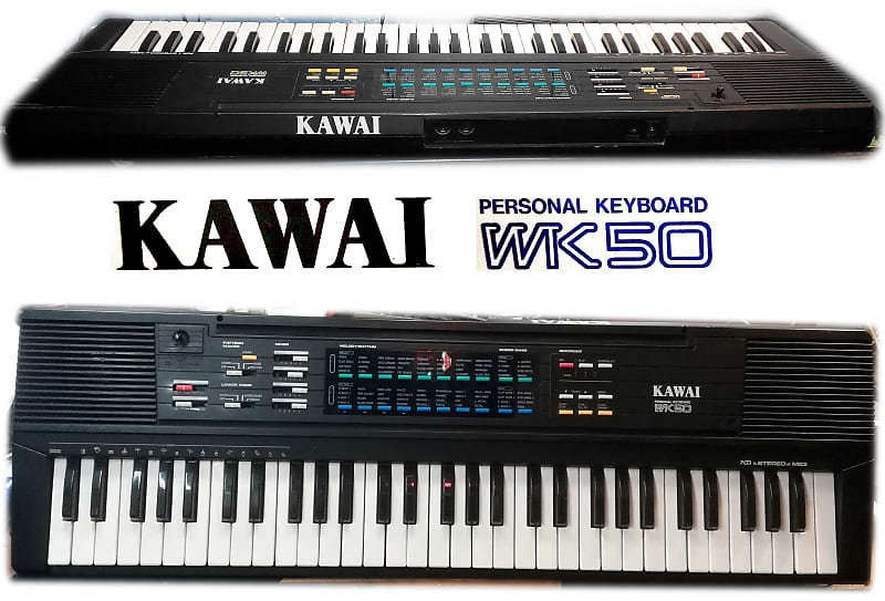 KAWAI WK-50 80s MIDI digital PCM synth RARE keyboard, K1 | Reverb