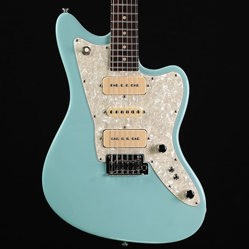 Tom Anderson Raven Classic - Daphne Blue In-Distress - Used | Reverb
