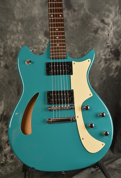 Cort TRG Chamber J Jim Triggs Aqua Teal Blue Green Dual | Reverb