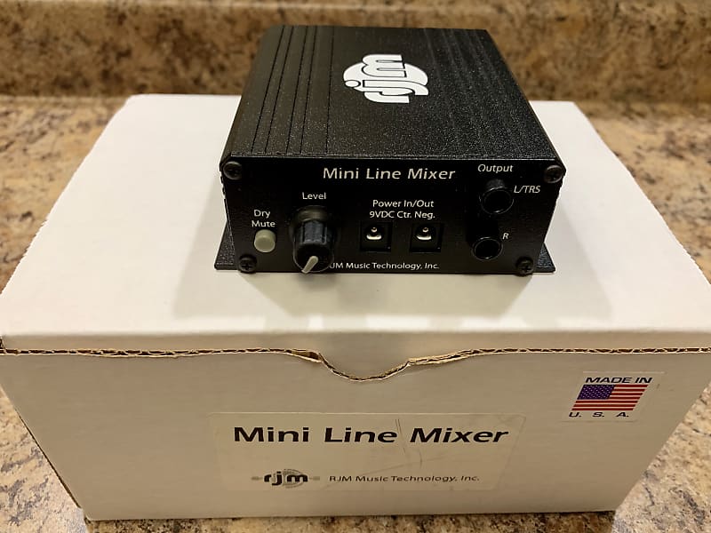 RJM Mini Line Mixer 2019 Black | Reverb