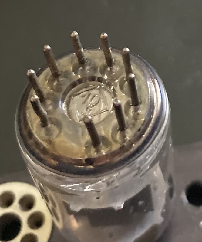 Telefunken Tube 12AU7 Smooth plate 1950’s 60’s - Gray | Reverb