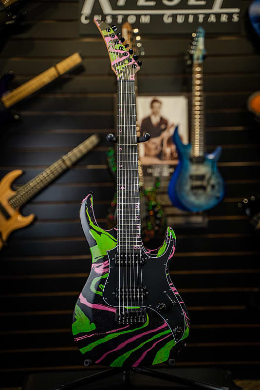 Kiesel Aries Titanium 2023 - Pink, green, black swirl | Reverb