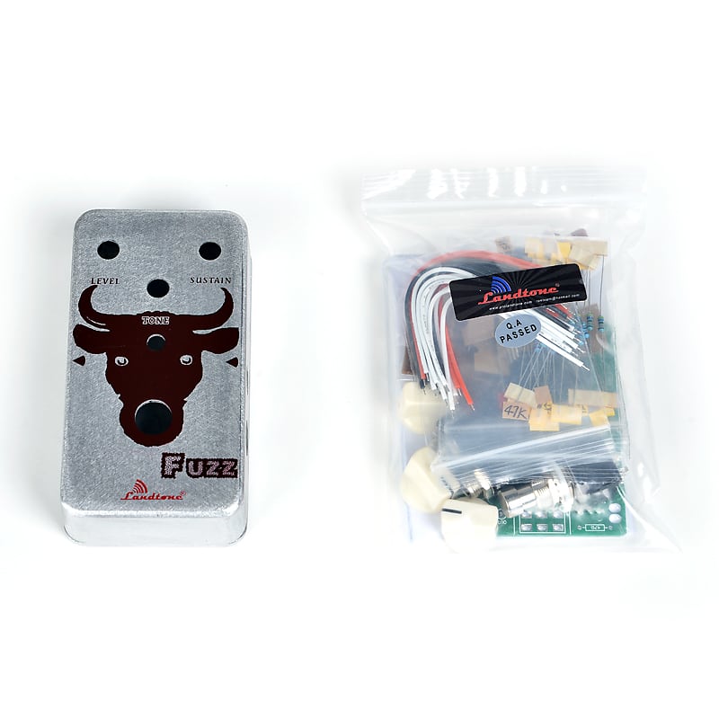 DIY Fuzz Effect Pedal Kit Case With 1590B Stomp Box Lantone | Reverb