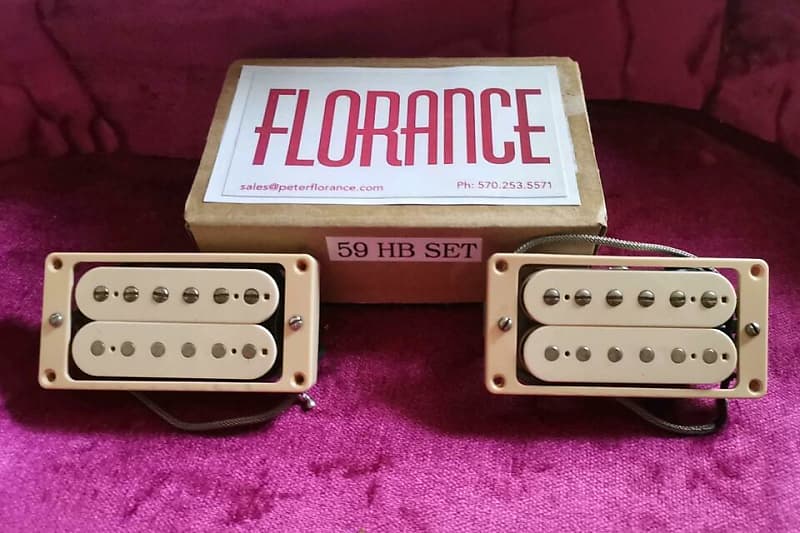 Peter Florance 59 Voodoo Pickups/ Set Double White/ Peter | Reverb