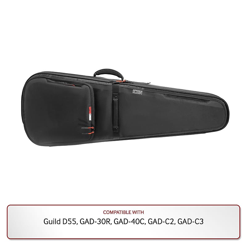 Gator Premium Gig Bag in Black for Guild D55, GAD-30R, | Reverb