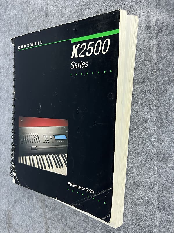 Kurzweil K2500 Series Performance Guide Manual | Reverb