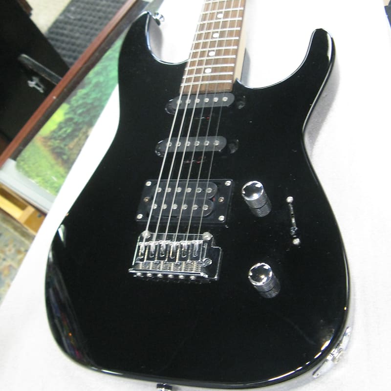 Jackson JS20 2000's - Gloss Black HSS Rosewood Fingerboard | Reverb