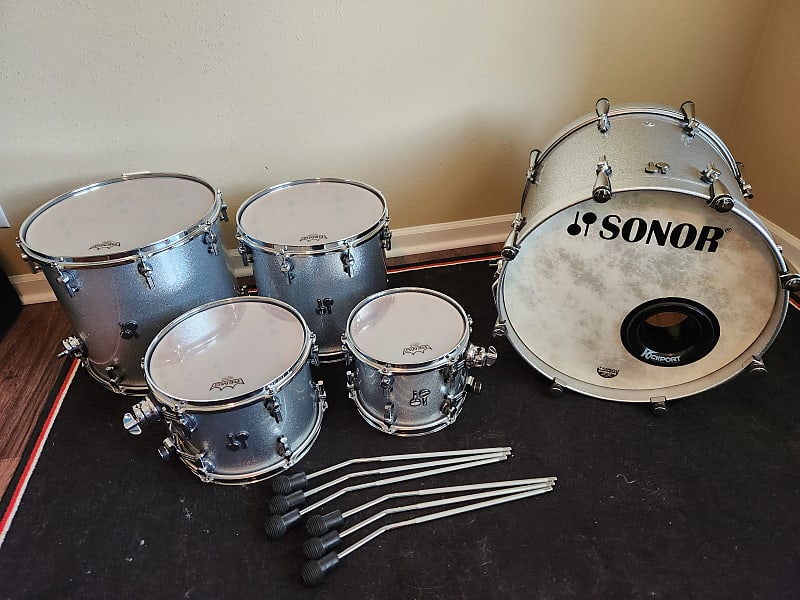 Sonor SQ2 Beech - 5pc Shell Pack 10/12/14/16/20 - Silver | Reverb