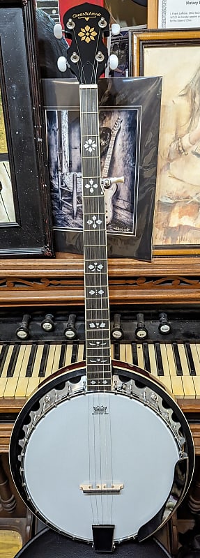 Oscar Schmidt OB5LH Left-handed 5-String Banjo | Reverb