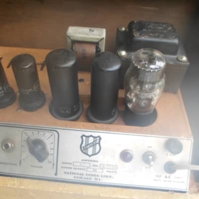 National / Valco Model B 6L6 Tube Amplifier 12" 1930's | Reverb
