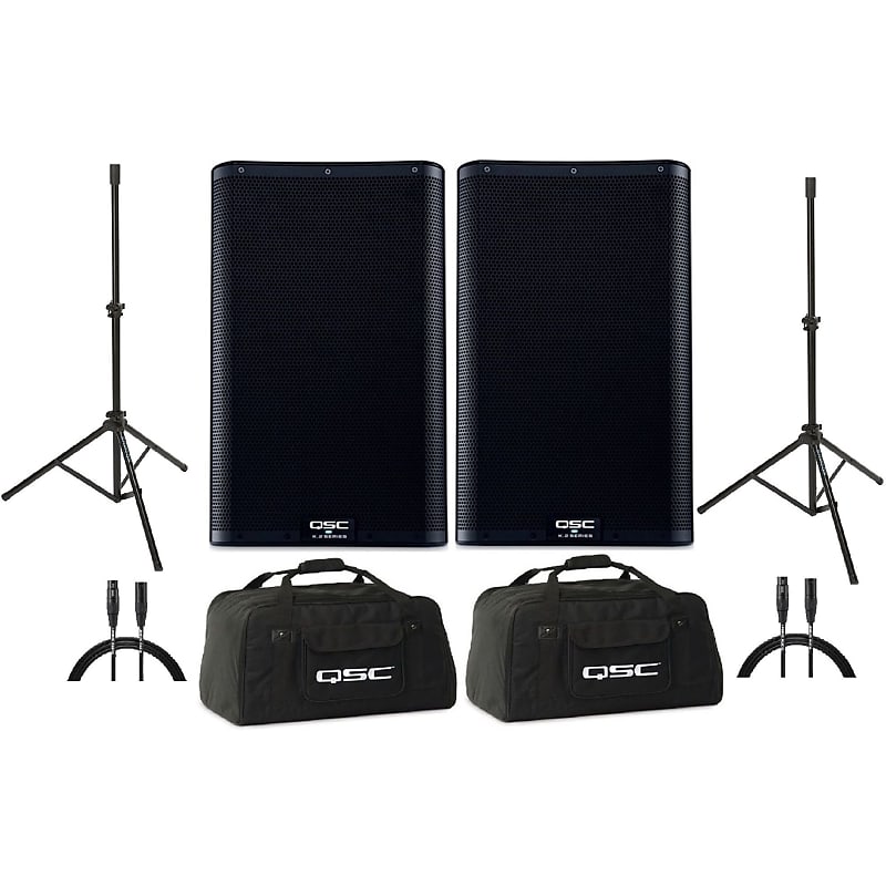 QSC K10.2 Powered Loudspeaker (2000 Watts, 1x10"), Bundle | Reverb