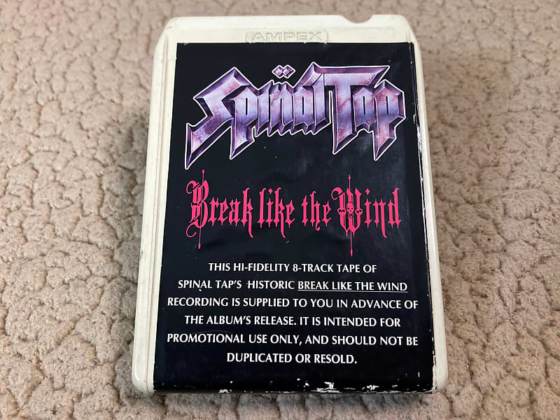 Spinal Tap Break Like the Wind 8 Track Tape '80s | Reverb