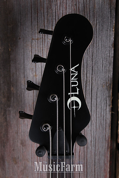 Luna TAT 30 Tattoo 4 String Electric Bass Guitar 30 Inch | Reverb UK