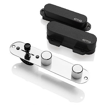 EMG TC SYSTEM BLACK 2 ACTIVE SOLDERLESS TELECASTER GUITAR | Reverb