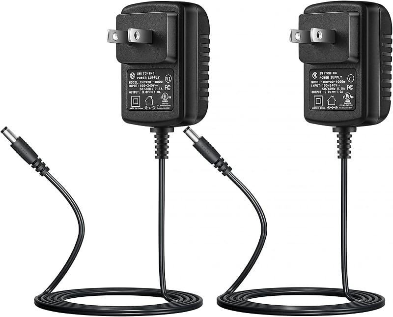 01 9V 1A Power Supply Adapter, DC Jack Center Negative, Plug | Reverb