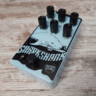 Sketchy Sounds Shark Shank Overdrive Guitar Pedal - Light | Reverb