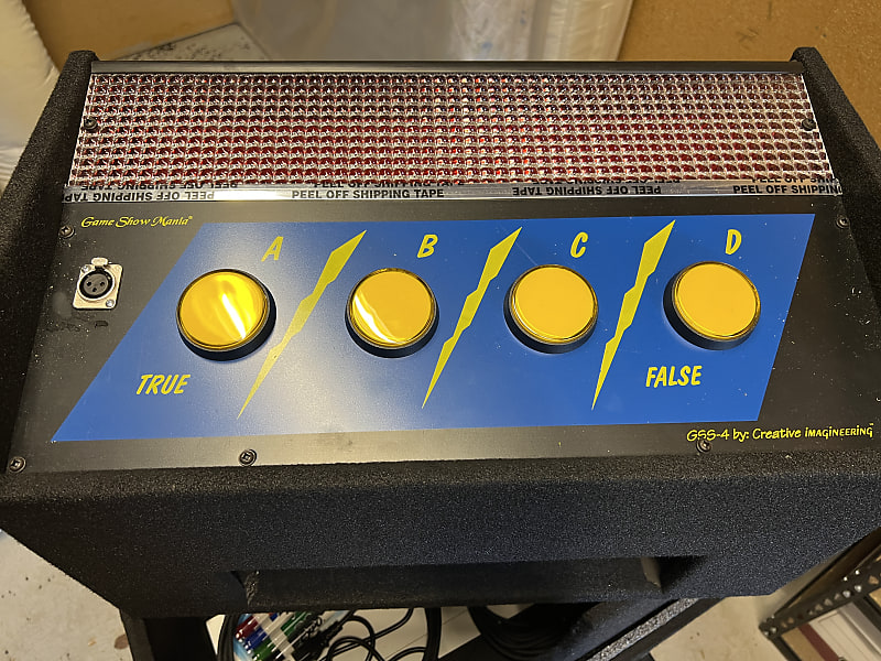 Game show podium with answer selection, mic and score display | Reverb