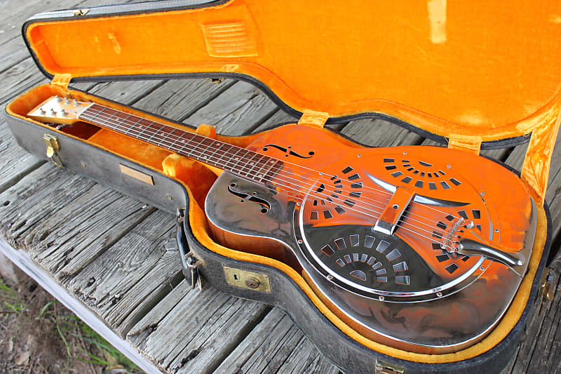 Dobro 33D Early 70s - Chrome Over Brass | Reverb