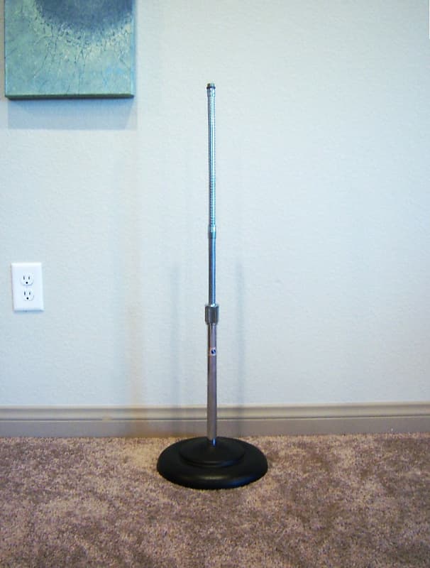 Vintage 1950's Atlas Sound MS12C microphone floor stand | Reverb