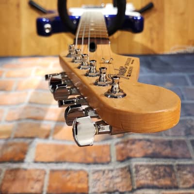 Fender 2001 Left-Handed Player Stratocaster Electron Blue w/ | Reverb