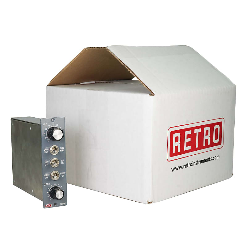 Retro Instruments 500Pre 500 Series Mic Preamp (Open Box) | Reverb UK
