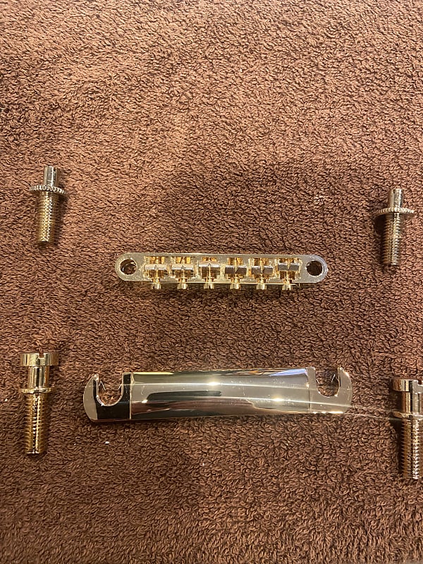 Epiphone TOM bridge and tailpiece 2021 - Gold | Reverb