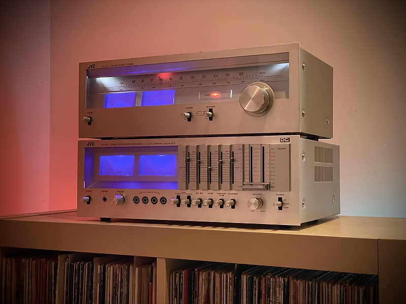 JVC JA-S44 Integrated Amplifier and JT-V22 Tuner - Vintage | Reverb