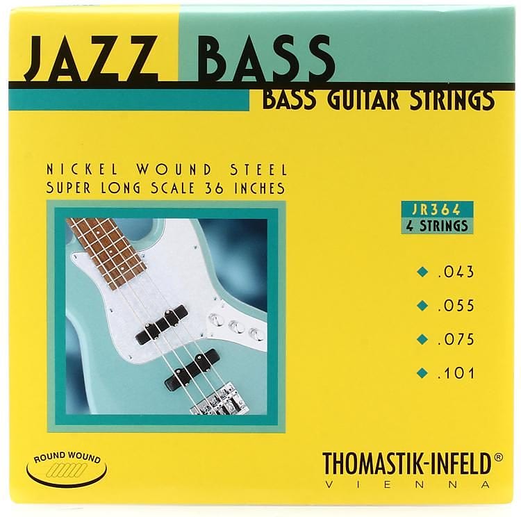 Thomastik-Infeld JR364 Jazz Round Wound Nickel Roundcore Bass | Reverb Thomastik-Infeld JR364 Jazz Round Wound Nickel Roundcore Bass | Reverb