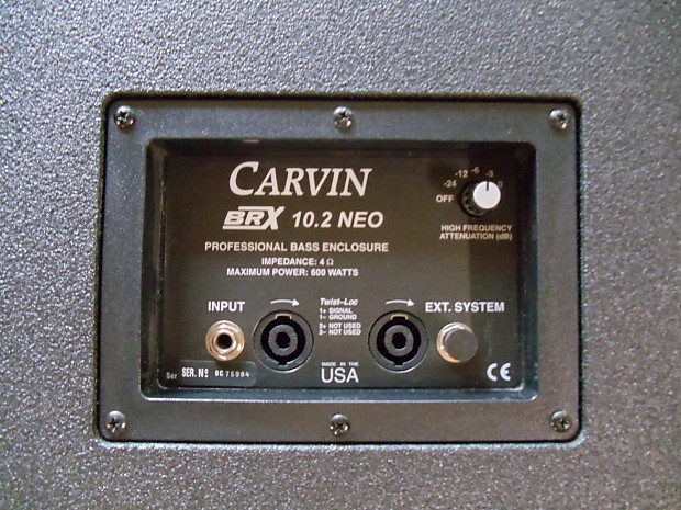 Carvin BRX -210 Neo 2014 Black | Reverb