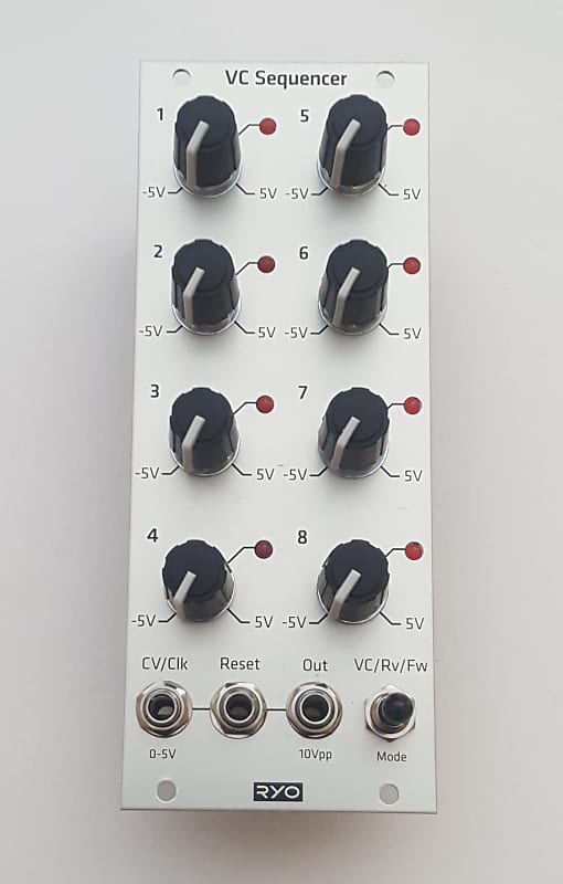 RYO VC Sequencer Grayscale panel | Reverb