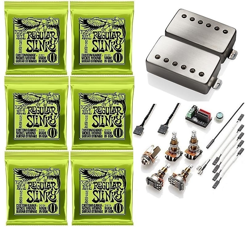 EMG Revelation Rev Set Brushed Chrome Prashant Aswani Passive | Reverb