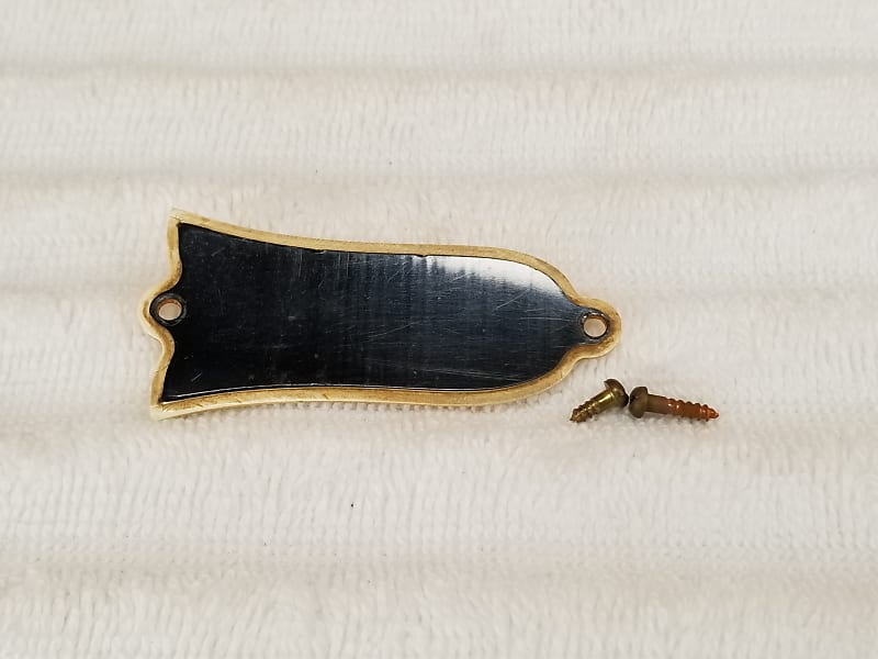 1950s Gibson Wide Bevel Truss Rod Cover w/ Screws - Roll | Reverb