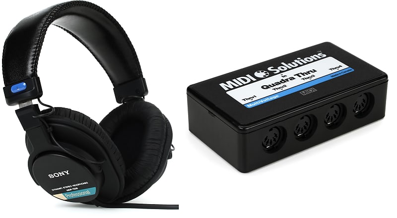 Sony MDR-7506 Closed-Back Professional Headphones Bundle with | Reverb