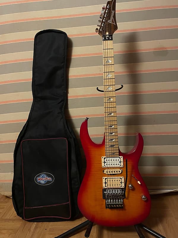 Ibanez RG770fm 1990 - Flame Maple with Custom Neck | Reverb