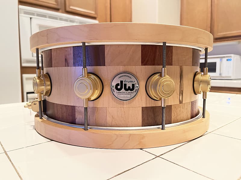 6.5”x14” Custom DW Exotic Solid Shell Snare Drum - For | Reverb