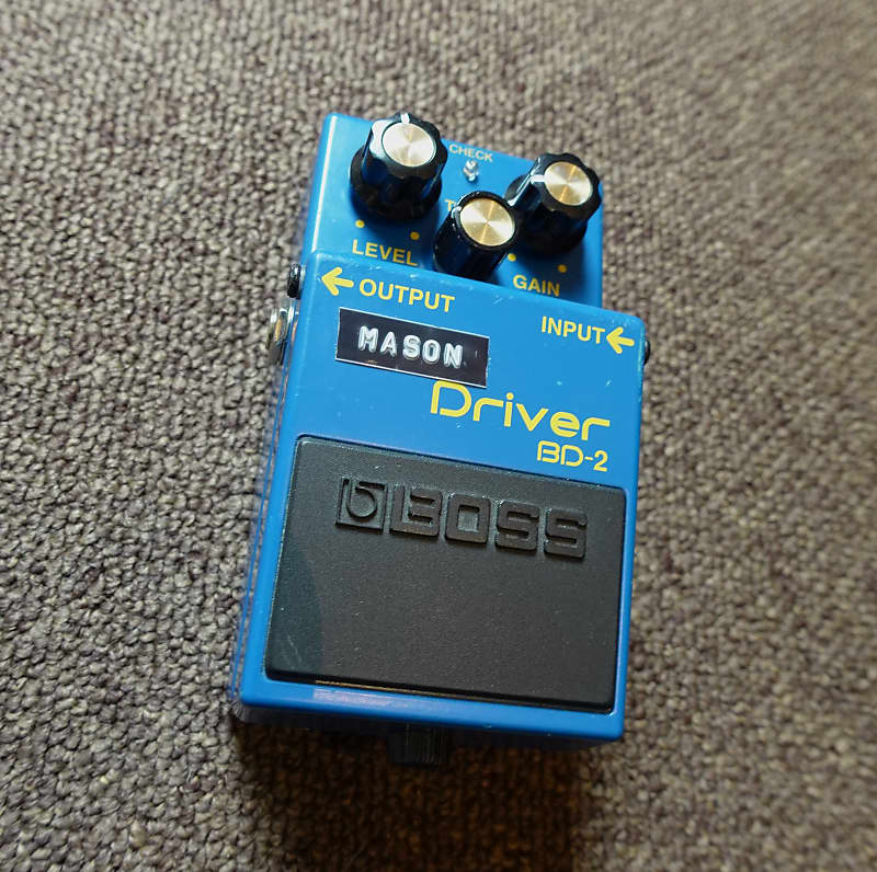 Boss Bluesdriver (Brent Mason Mods) 2020 - Blue | Reverb