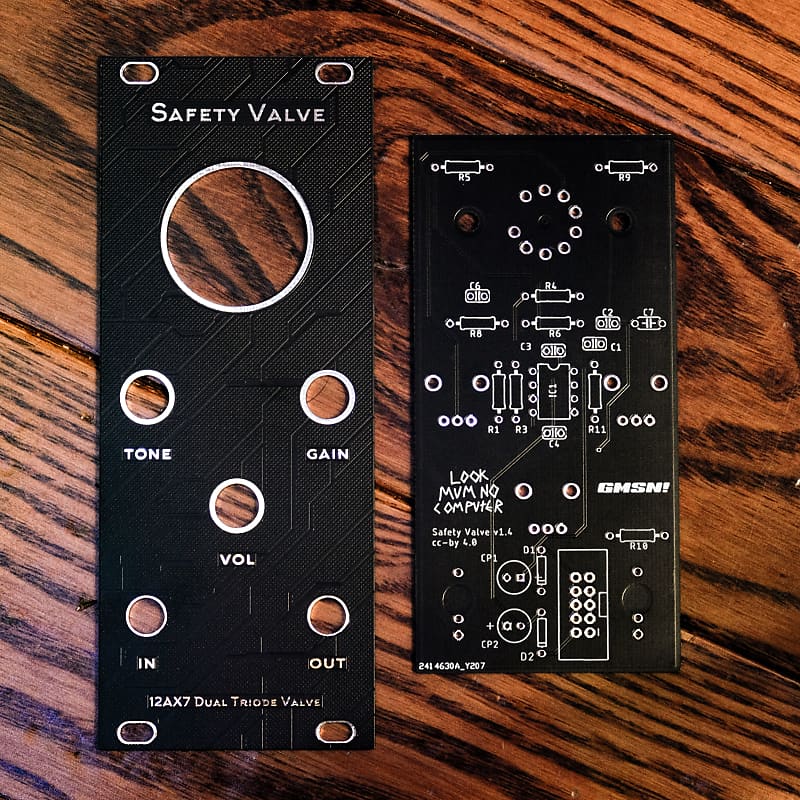 Safety Valve 1 PCB and 1 Panel for DIY 12AX7 Tube Distortion | Reverb