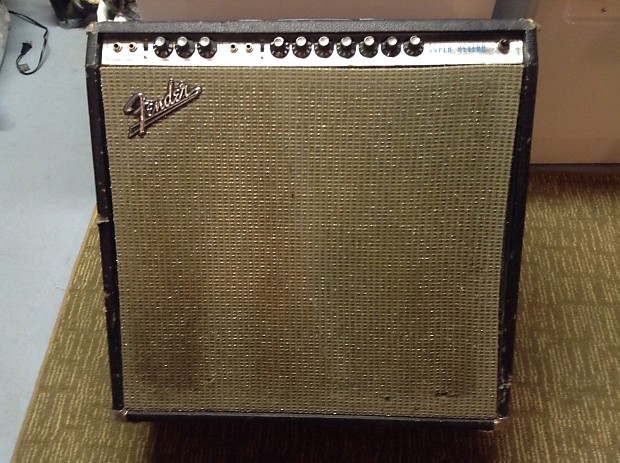 Fender Super reverb amp vintage 1975/76 Black / Silver | Reverb