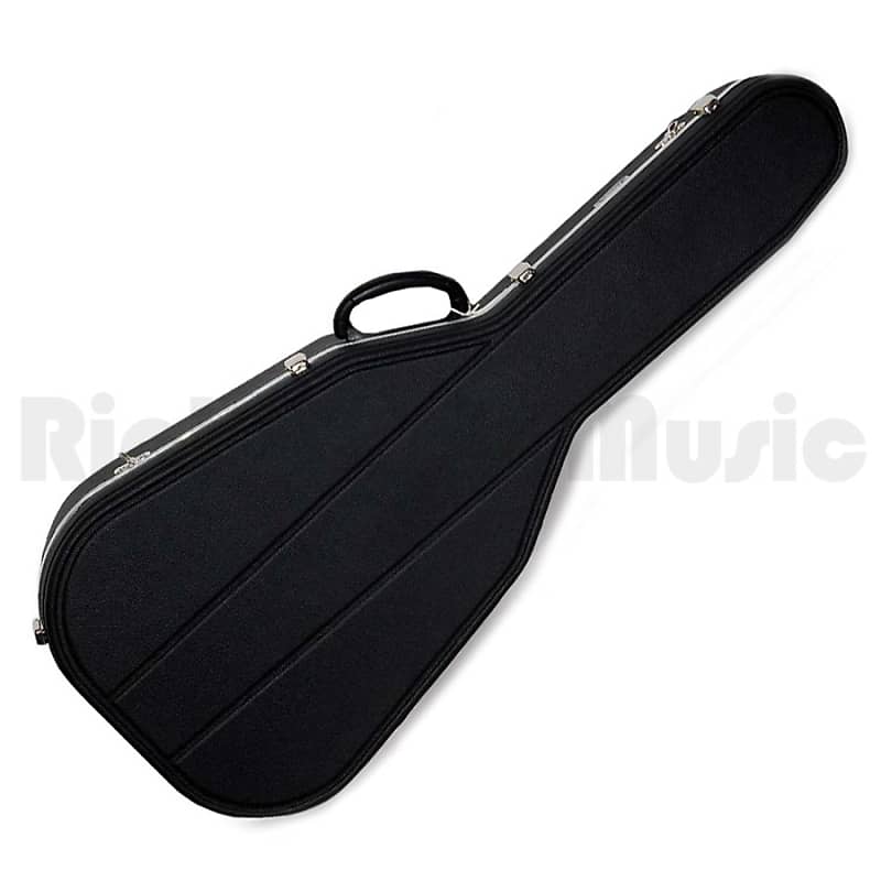Hiscox Pro-II Dreadnought Acoustic Guitar Case - Black/Silver | Reverb