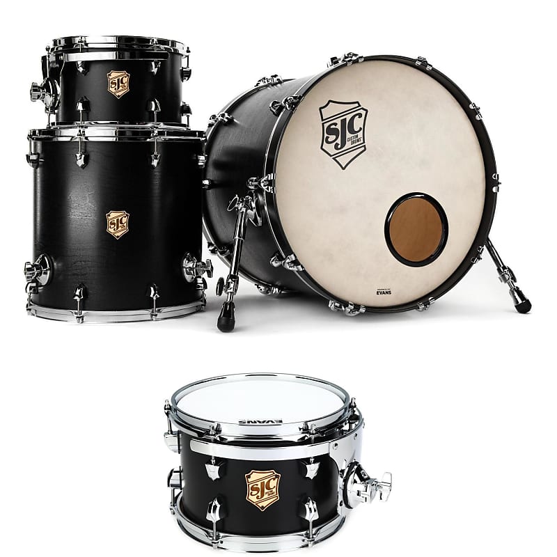 SJC Custom Drums Tour Series 4-piece Shell Pack (Dual Rack | Reverb