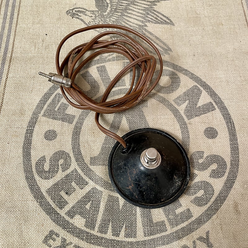 Vintage 1960's Fender Single 1 Button RCA Footswitch (Pre | Reverb