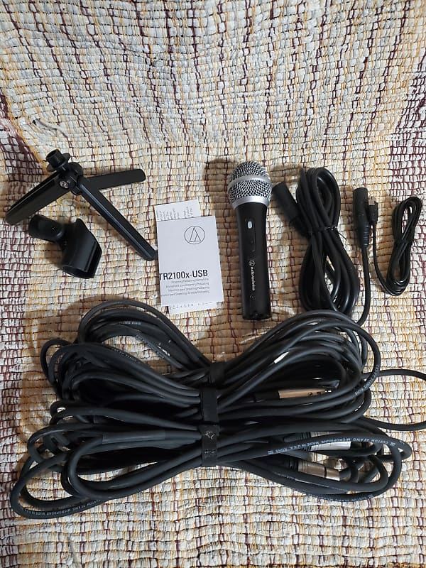 Audio Technica ATR2100x-USB Purchased New In 2018 Black, | Reverb