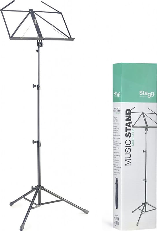Lyra collapsible tubular music stand, 3 sections, with bag | Reverb