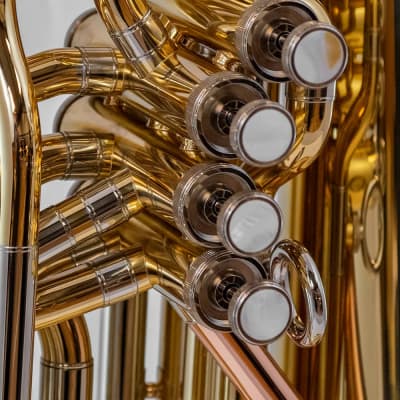 John Packer JP279B Key of Bb Yellow Brass Brass Body Tuba | Reverb