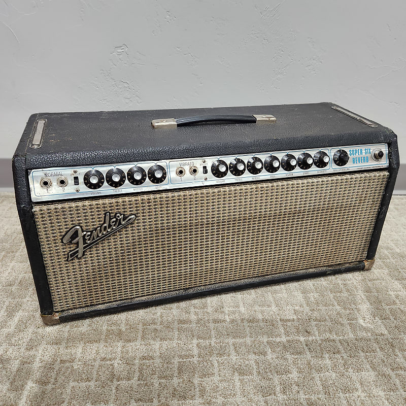 Vintage 1973 Fender Super 6 Reverb Amp-Head" | Reverb
